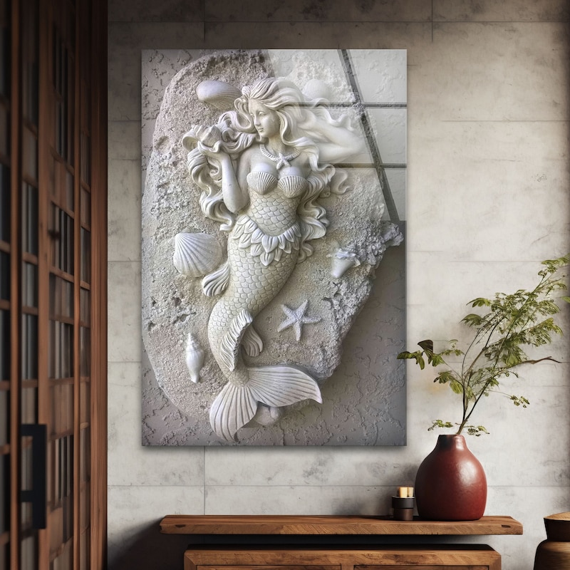 Mermaid Wall Decor - Etsy