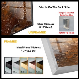 Tempered Glass Wall Art-abstract Wall Art-wall Decor-glass Printing Art ...