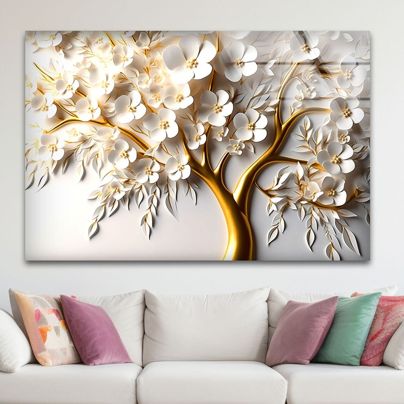 Flower Wall Art - Etsy