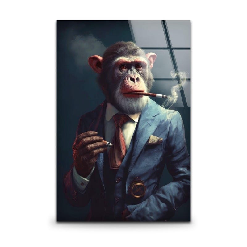 Monkey middle finger - Etsy Österreich