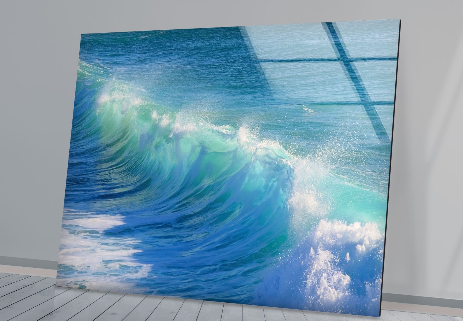 Tempered Glass Wall Art-ocean Wave Wall Art Gift-sea Wave Wall Art ...