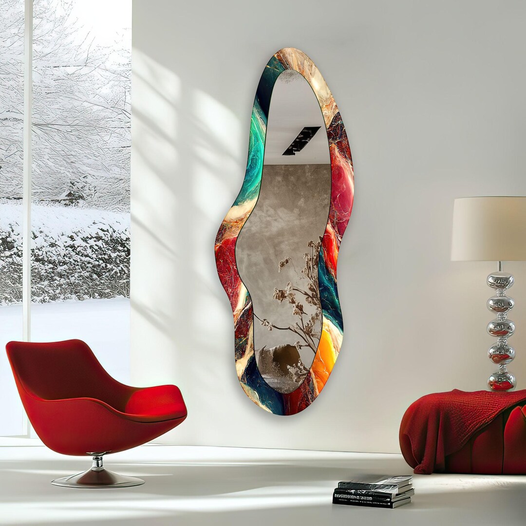 Large Living Room Mirror-oversized Mirrors-long Wall Mirror-modern ...
