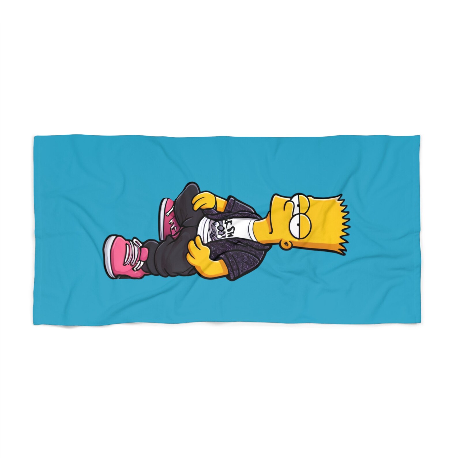 Bart Simpson Chillin Beach Towel - Etsy