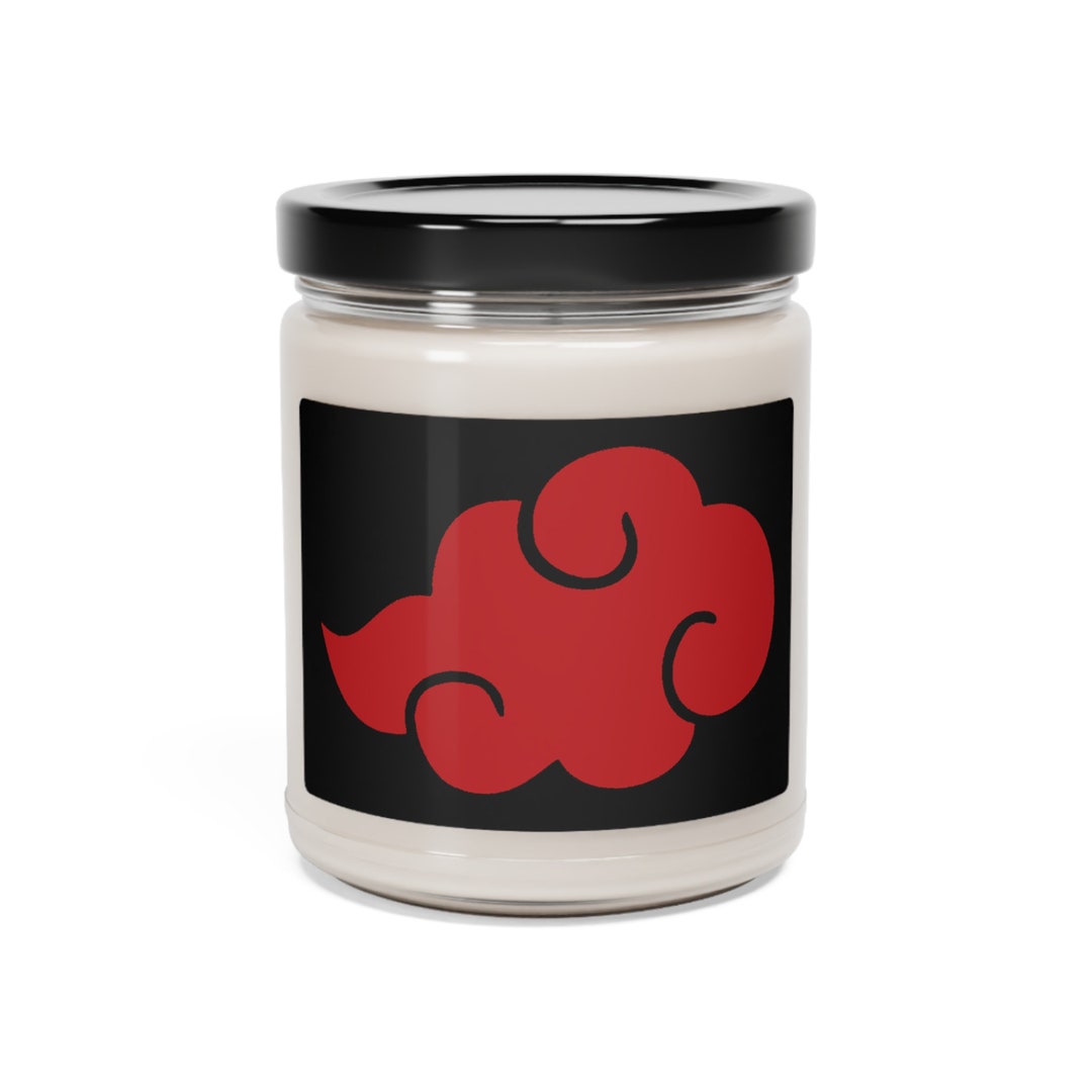 Naruto Akatsuki Red Cloud Scented Soy Candle, 9oz - Etsy