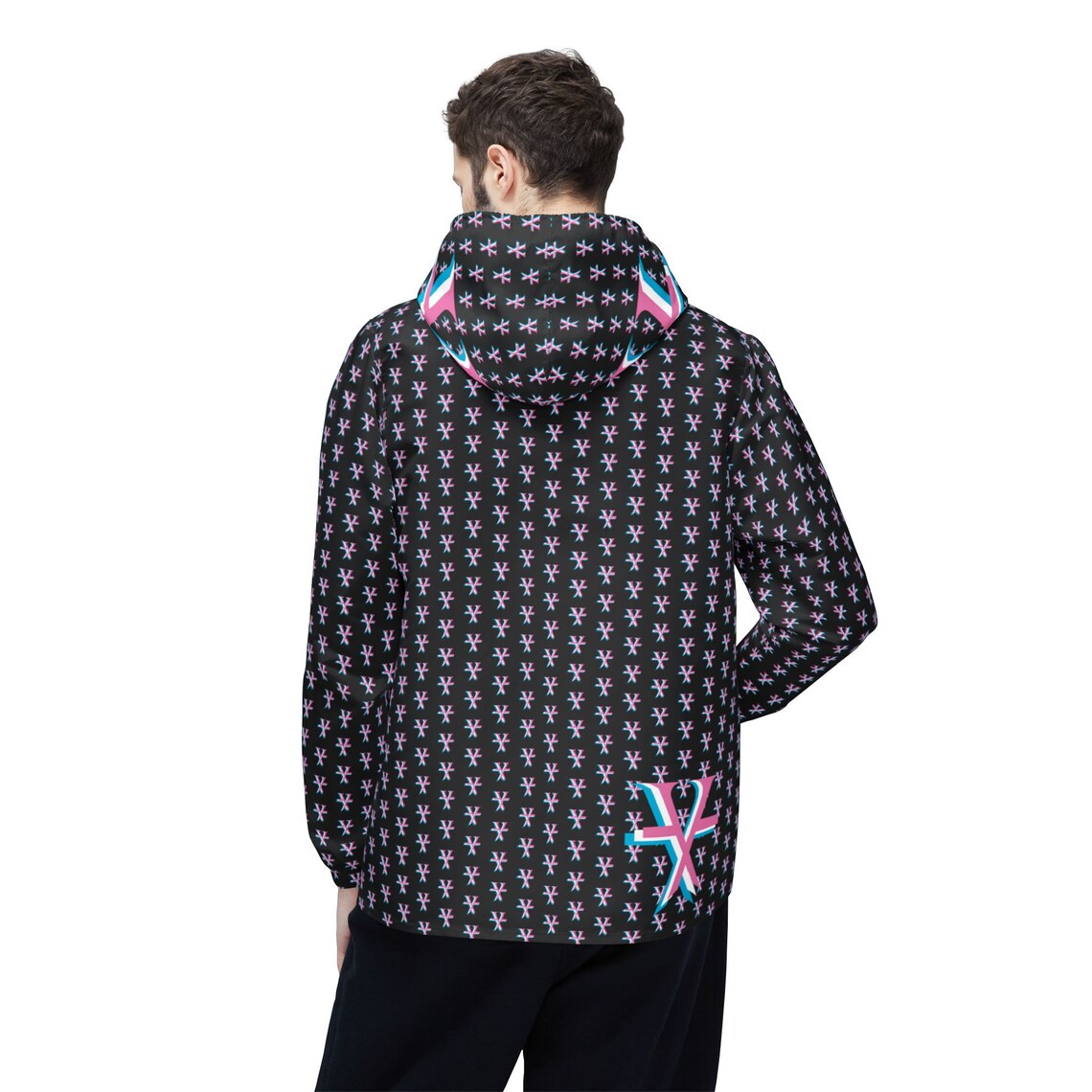 T6X Miami Vice Ice Cream Cone Drip Unisex Windbreaker Black - Etsy