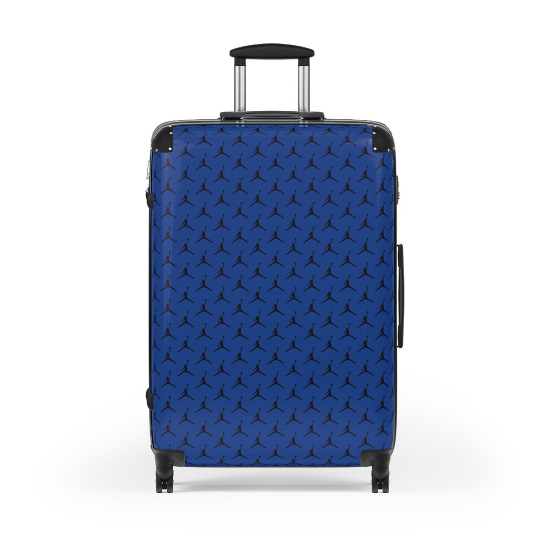 Jumpman Logo Pattern Design Suitcase Dark Blue Black Logo - Etsy