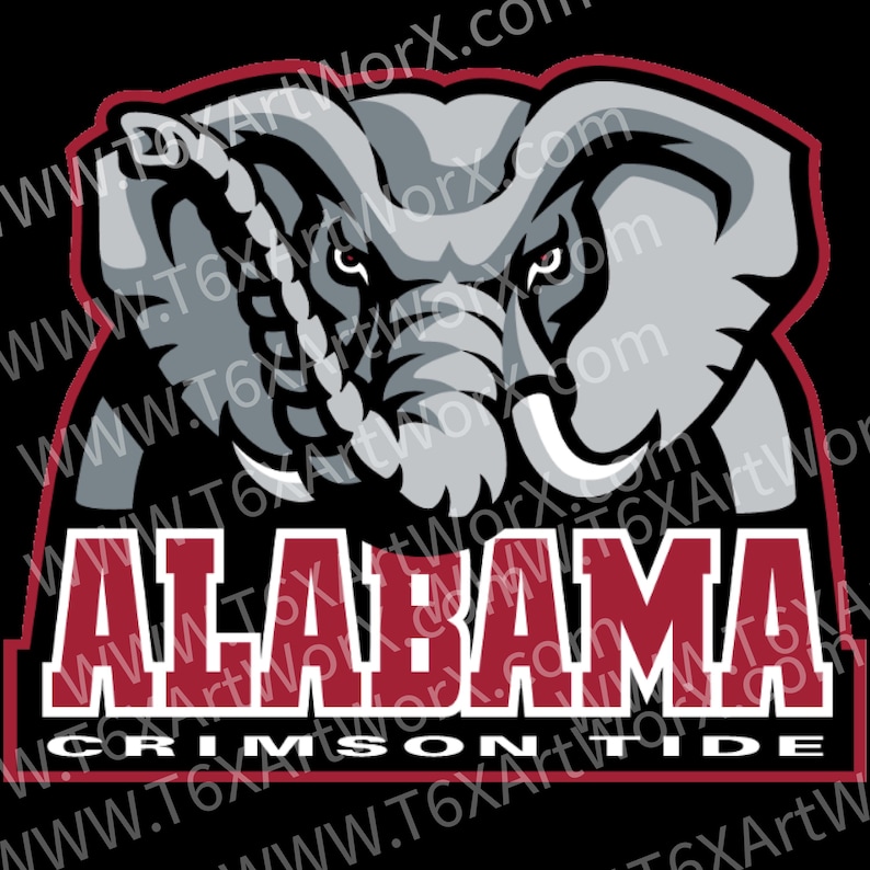 Alabama Crimson Tide Logo PNG, University of Alabama Sports Team Logo ...