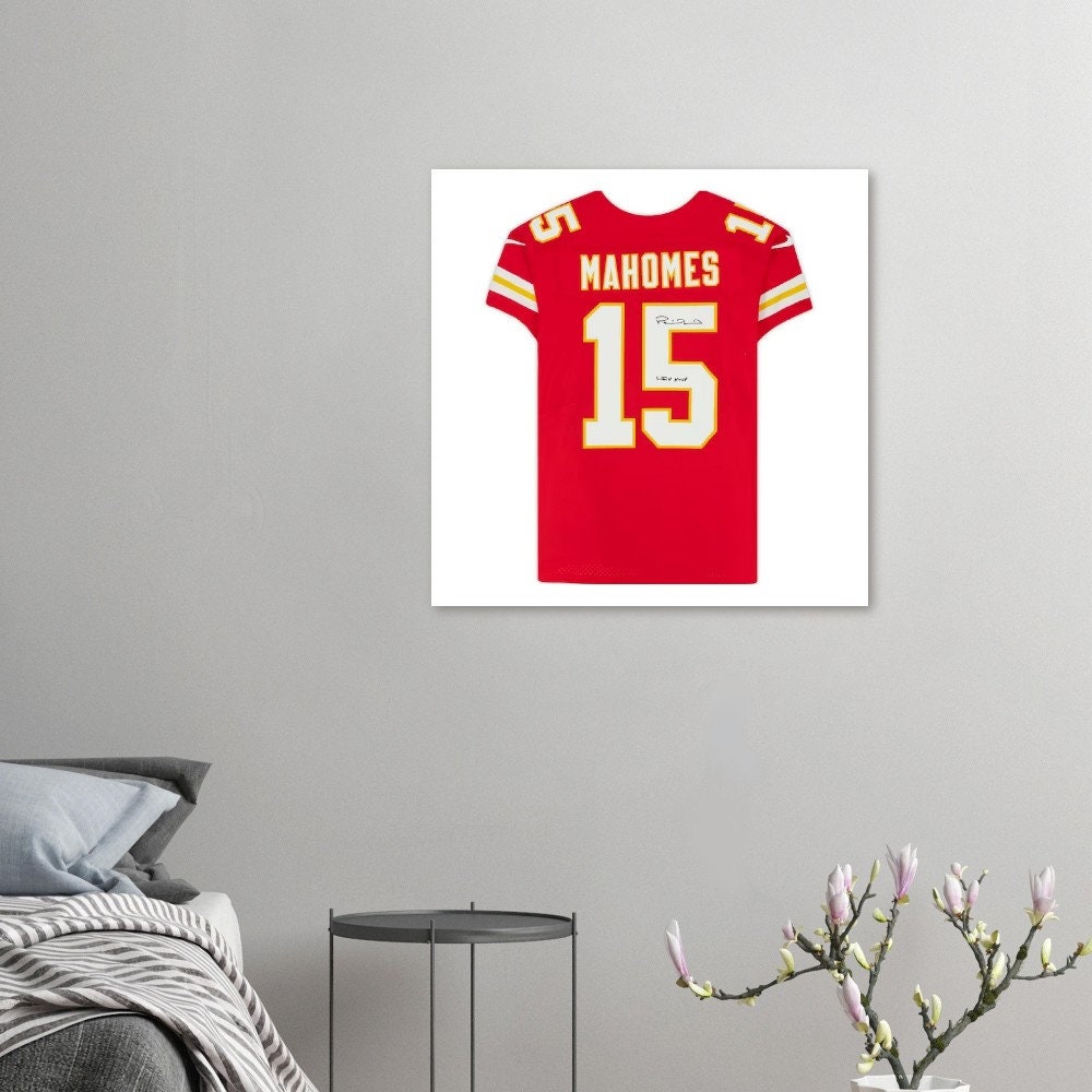 Patrick Mahomes Jersey Paper Poster - Etsy