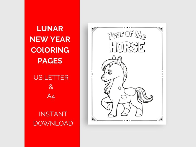 Lunar New Year Coloring Pages, Chinese New Year Coloring Pages, Chinese ...