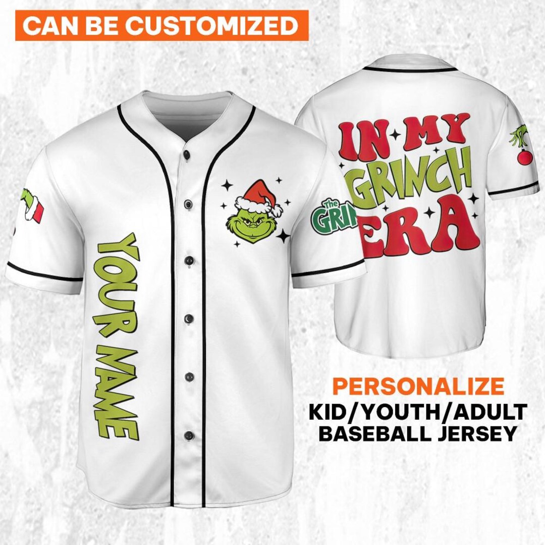 Personalize the Grinch in My Grinch Era, Custom Kids, Youth, Adult ...