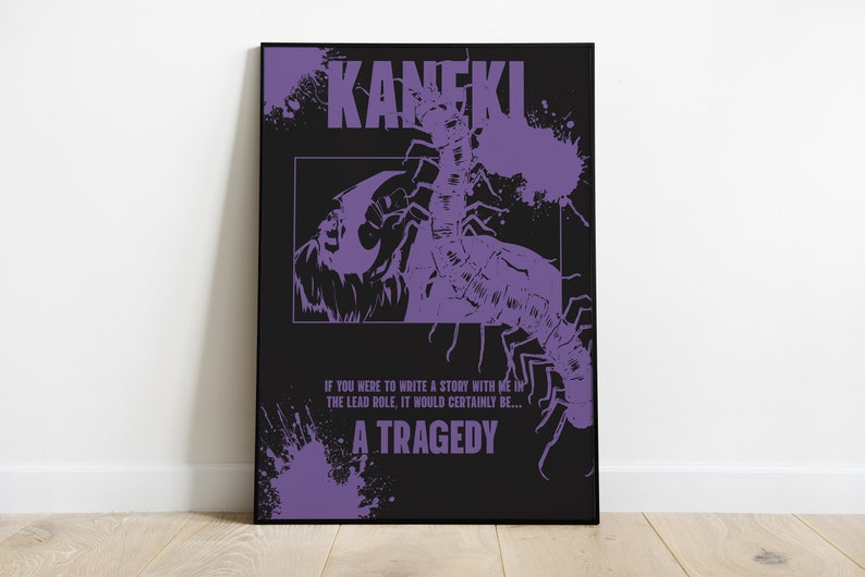 Anime Manga Poster Tokyo Ghoul Kaneki Ken Wall Art - Etsy