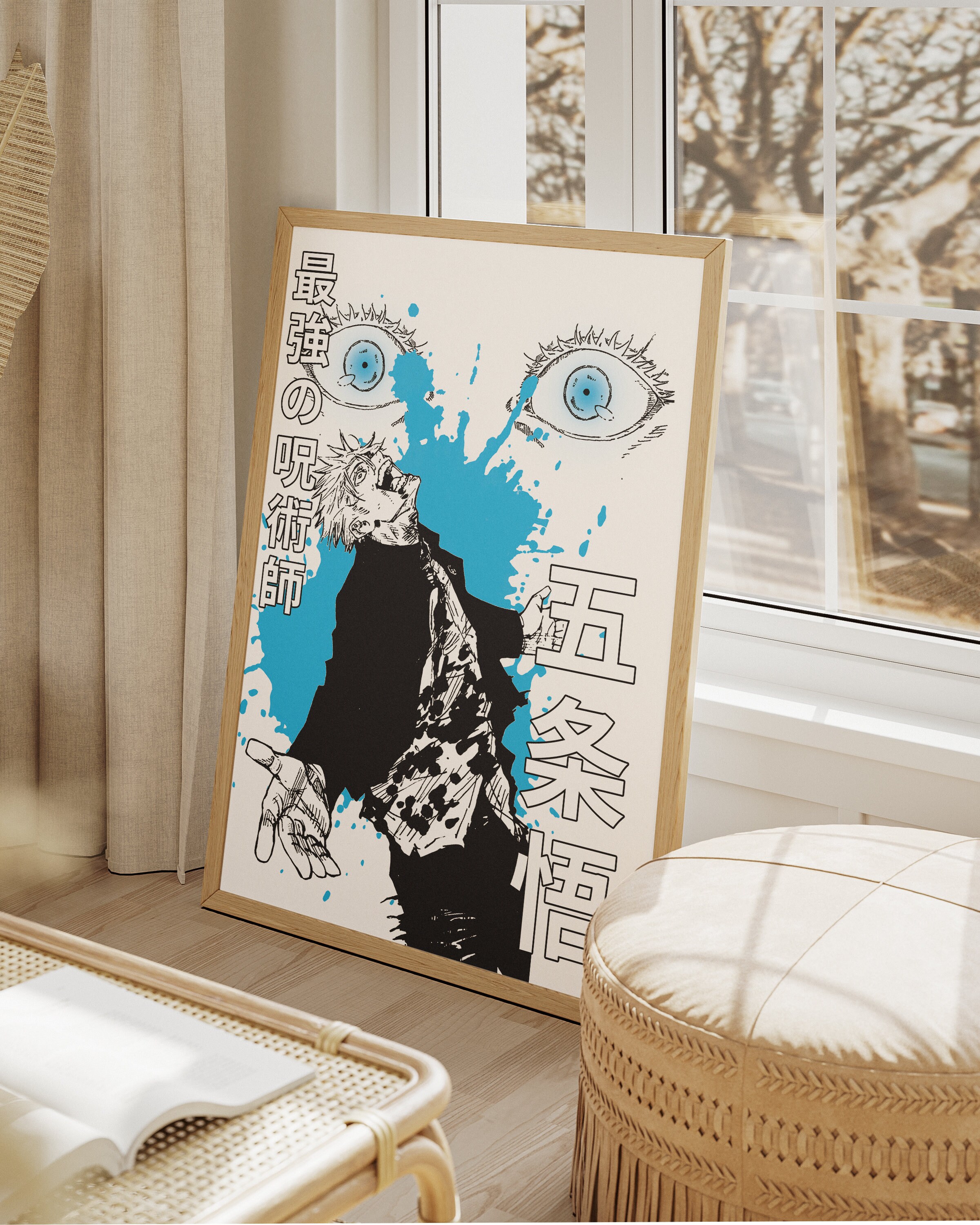 Anime Poster Jujutsu Kaisen Gojo Satoru, Anime Wall Art, Jjk Poster - Etsy