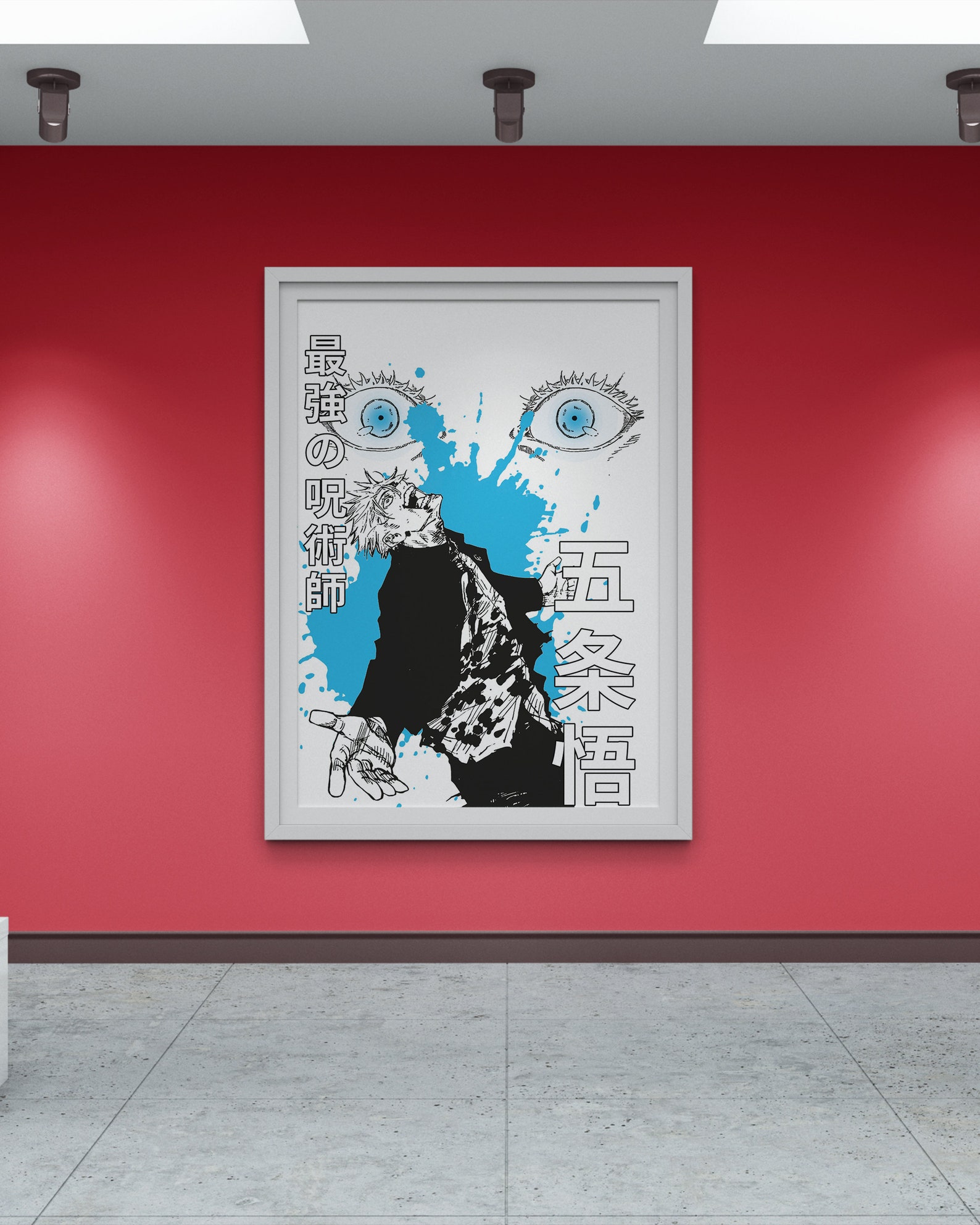 Anime Poster Jujutsu Kaisen Gojo Satoru, Anime Wall Art, Jjk Poster - Etsy
