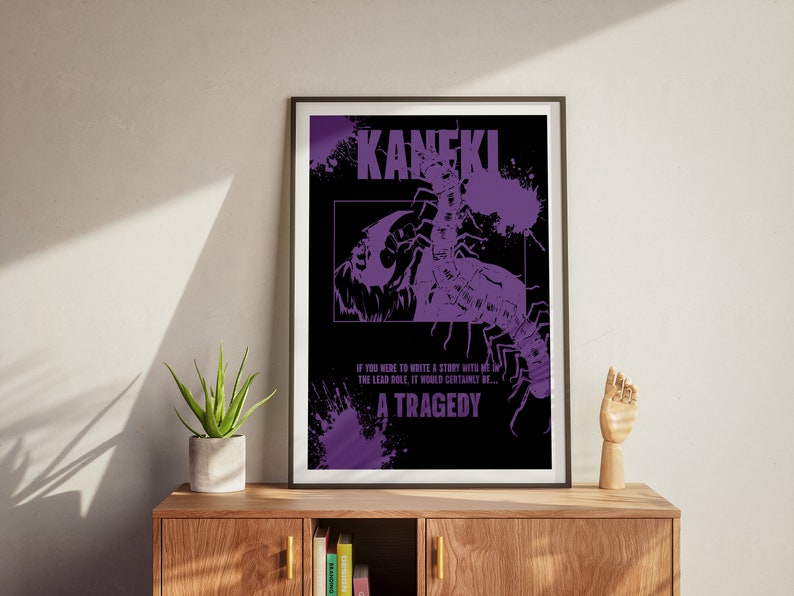 Anime Manga Poster Tokyo Ghoul Kaneki Ken Wall Art - Etsy