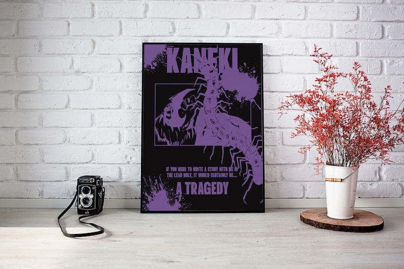 Anime Manga Poster Tokyo Ghoul Kaneki Ken Wall Art - Etsy