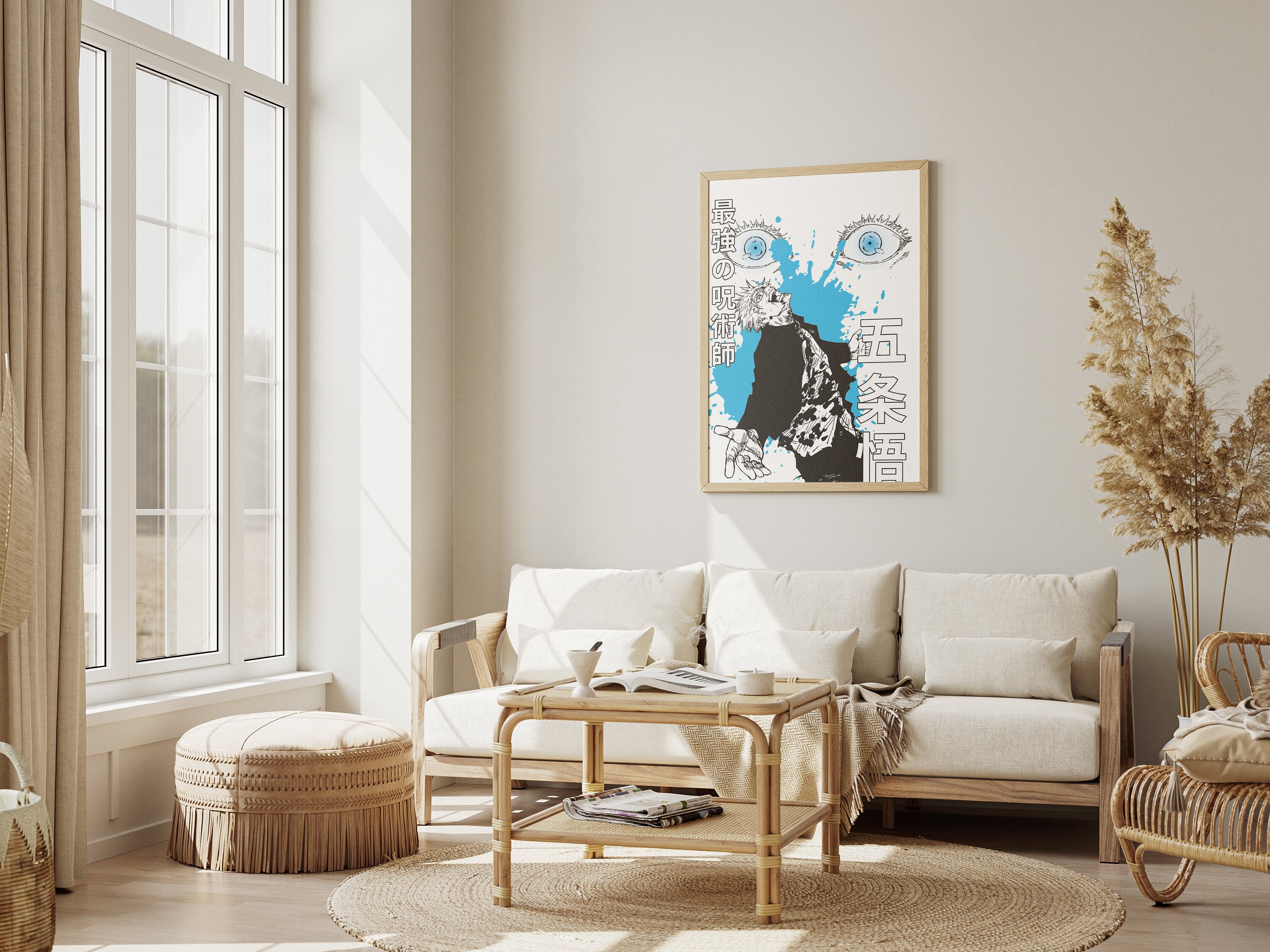 Anime Poster Jujutsu Kaisen Gojo Satoru, Anime Wall Art, Jjk Poster - Etsy