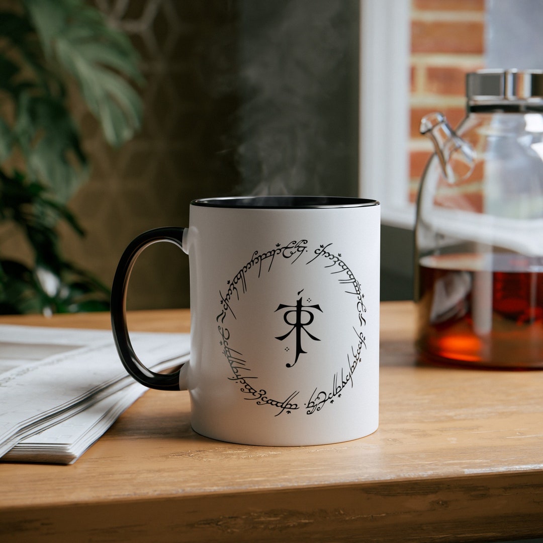 The Lord of the Rings Tolkien Sign Inspired Mug Coffee Tea LOTR Cup ...