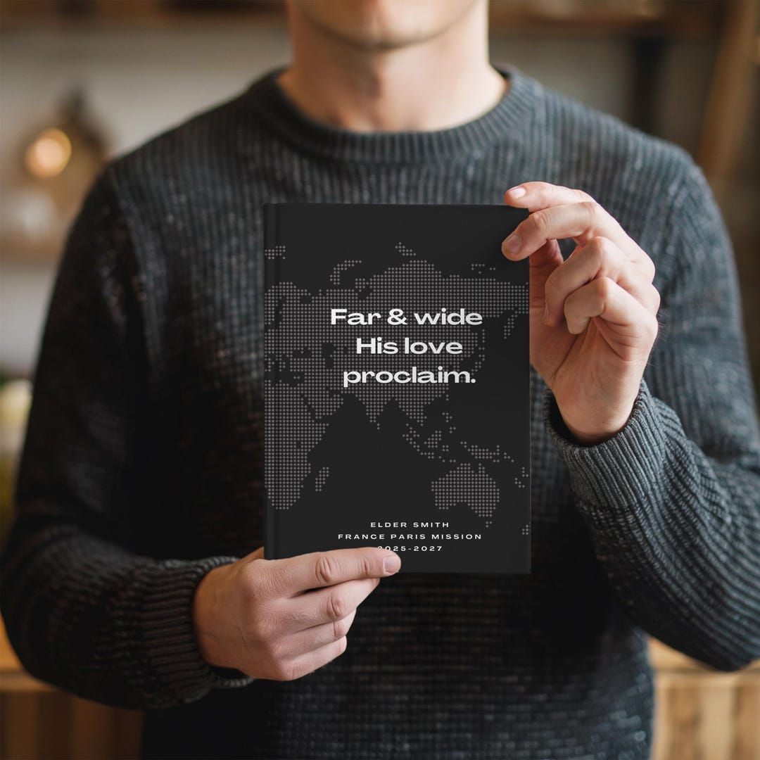 Personalized Missionary Journal, LDS Mission Journal, Missionary Gift ...