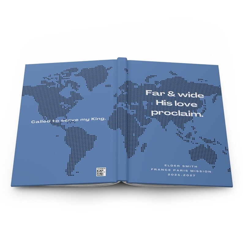 Custom Missionary Journal Hardcover Mission Gift for Elder Mission ...