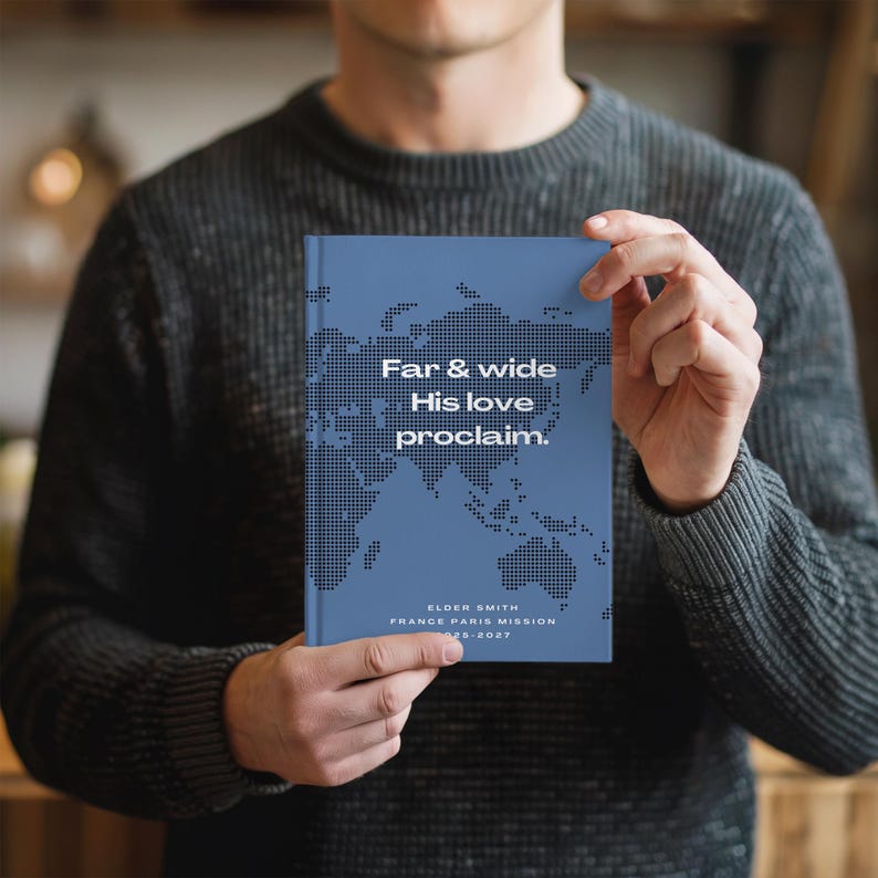 Personalized Missionary Journal, LDS Mission Journal, Missionary Gift ...