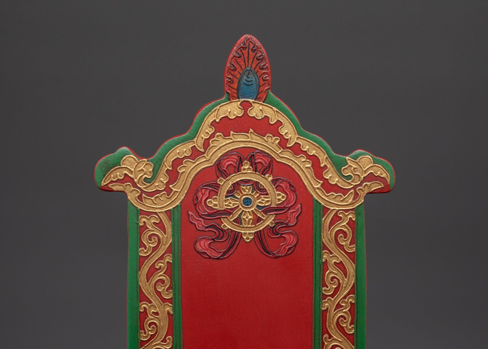 Handcrafted Tibetan Throne | Traditional Buddhist Seat for Meditation ...