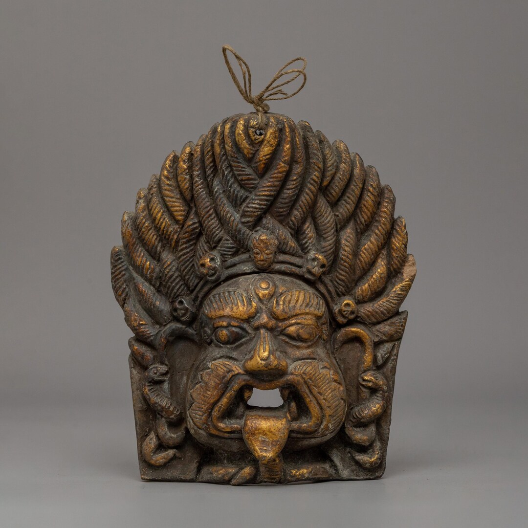 Handcrafted Buddhist Wrathful Deity Mask | A Tantric Protector - Etsy