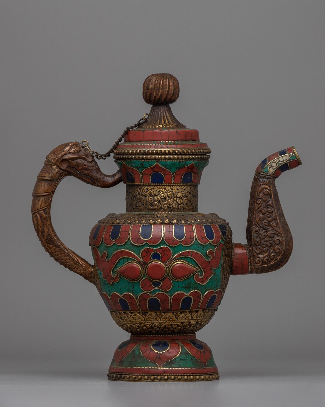 Traditional Beautiful Tibetan Tea Pot | Perfect for Home Decor and Tea ...