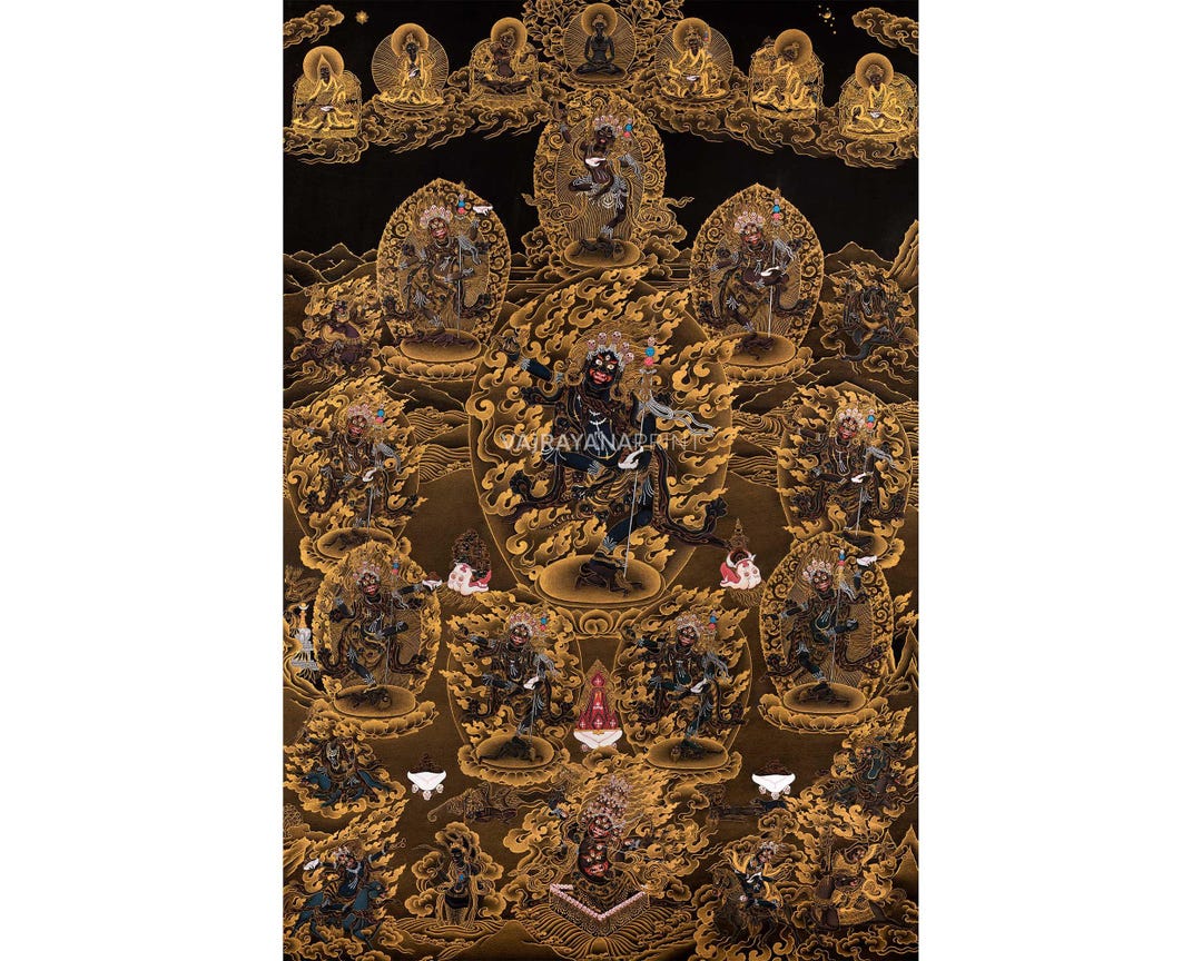 Troma Nagmo Dakini Thangka Print | Tibetan Thangka | High Quality ...