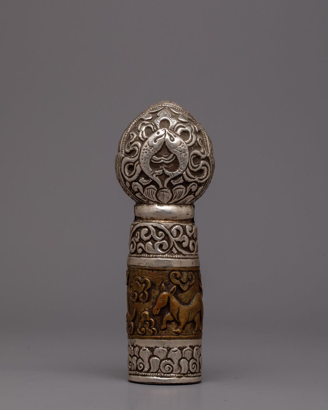 Auspicious Tibetan Seal | Handmade Religious Tool Highlighting Tibetan ...