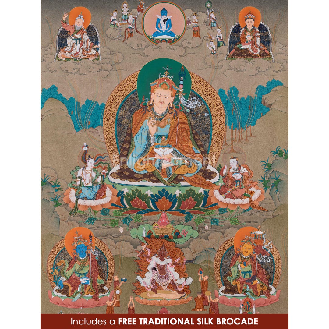 Second Buddha Guru Padmasambhava | Lotus-born Master | Masterpiece of ...