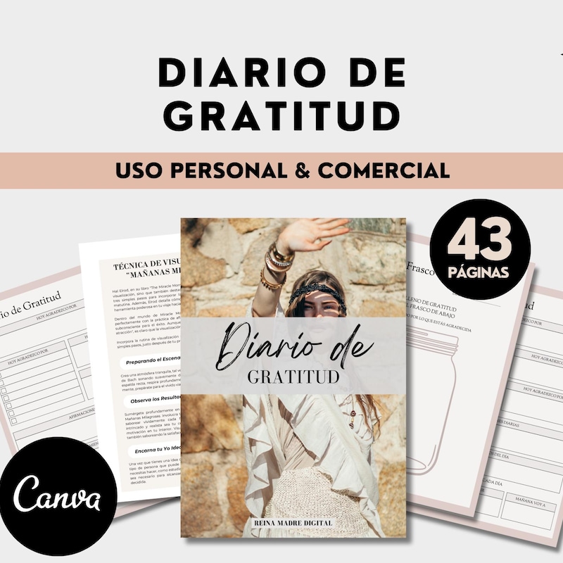 Spanish Diario Gratitude - Etsy