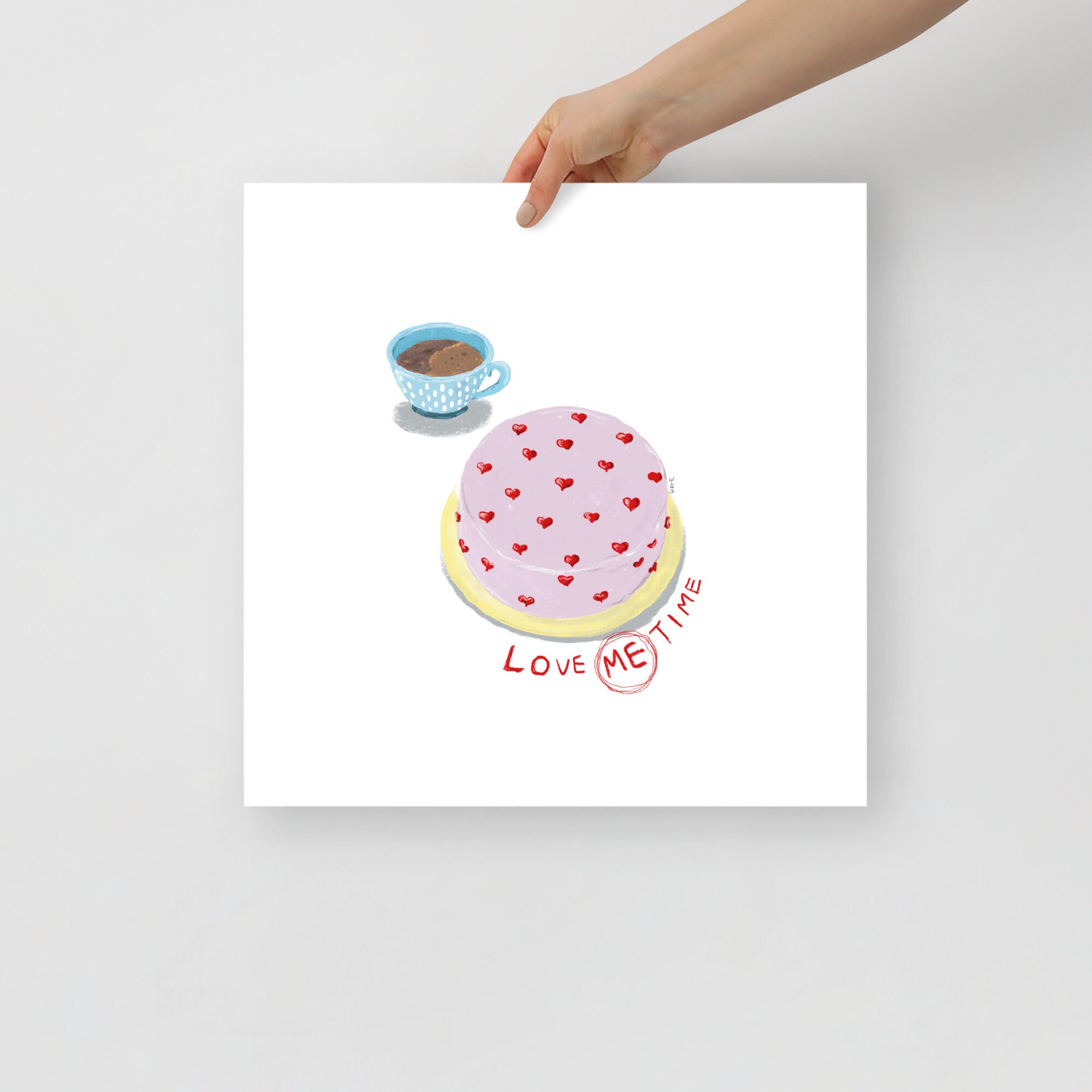 Art Print-love Me Time Quote Cute Illustration, Art for Selflove, Self ...