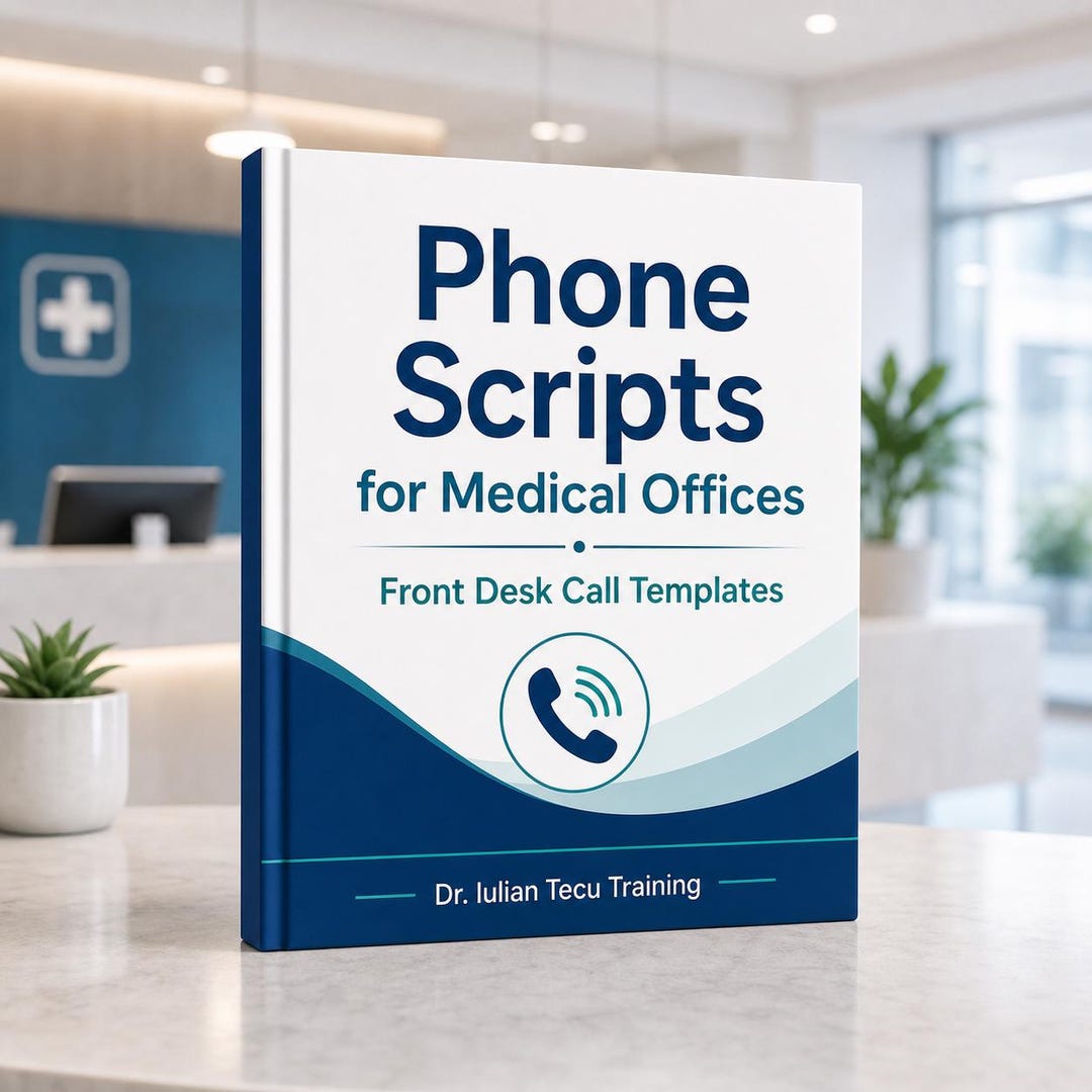 Medical Office Phone Scripts – Front Desk Call Templates (editable PDF ...