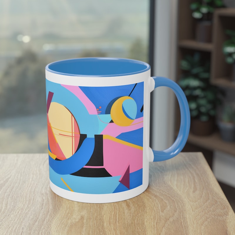 Geometric Mug - Etsy