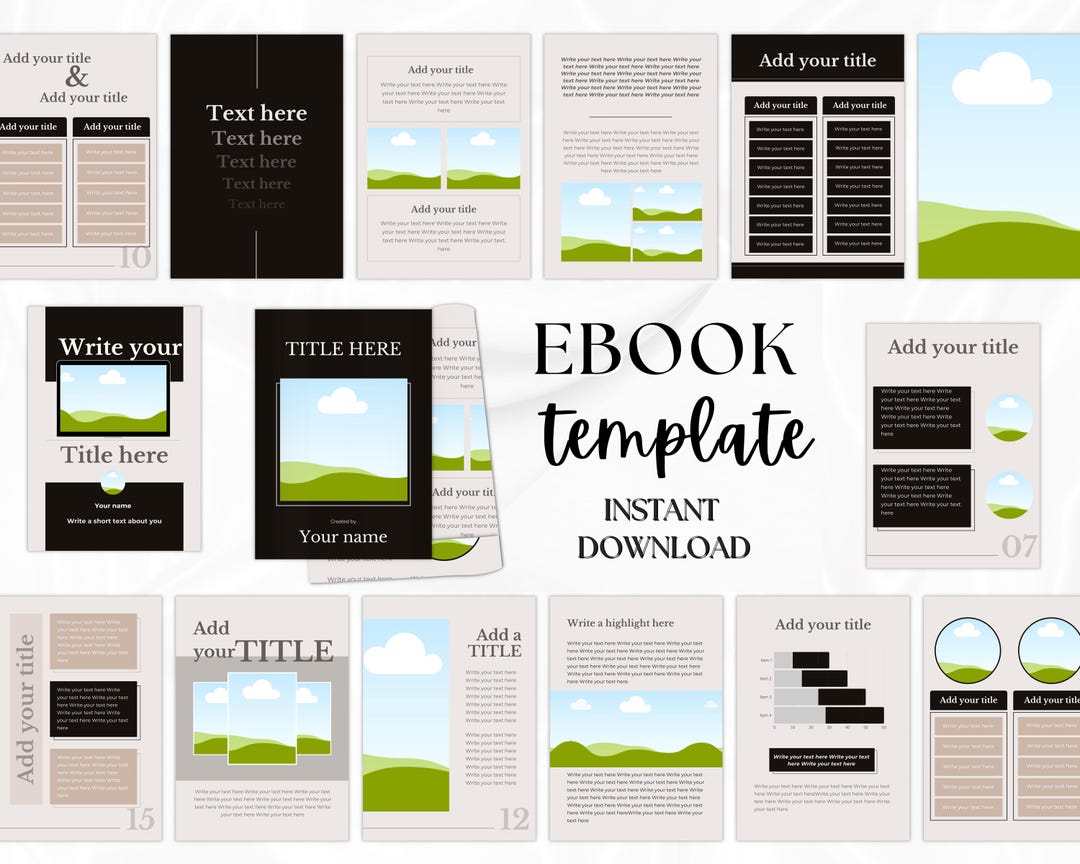 40-page Editable Ebook & Workbook Canva Template for Coaches ...