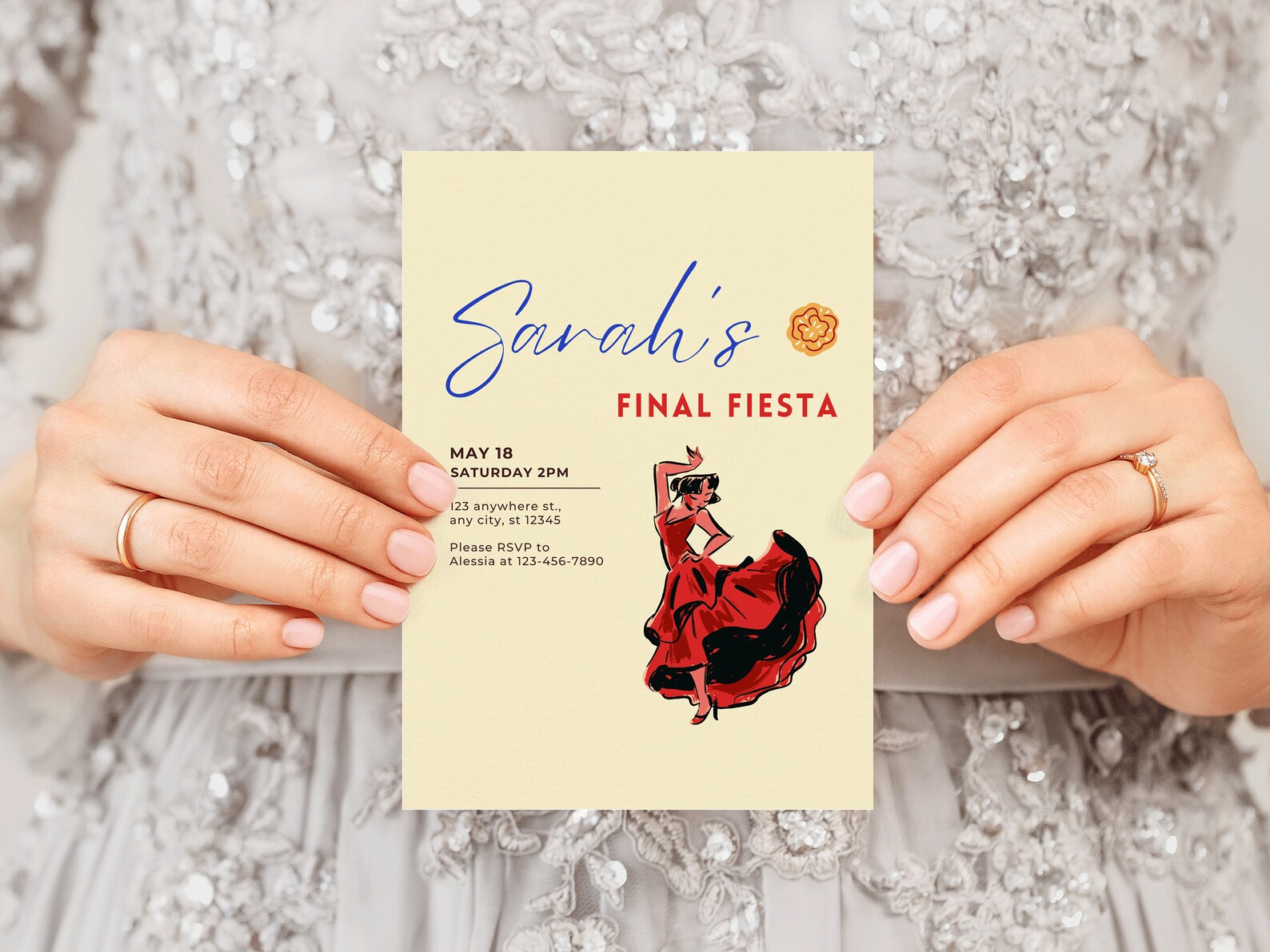 Final Fiesta | Bridal Shower | Hen's Party Invitation | Digital ...