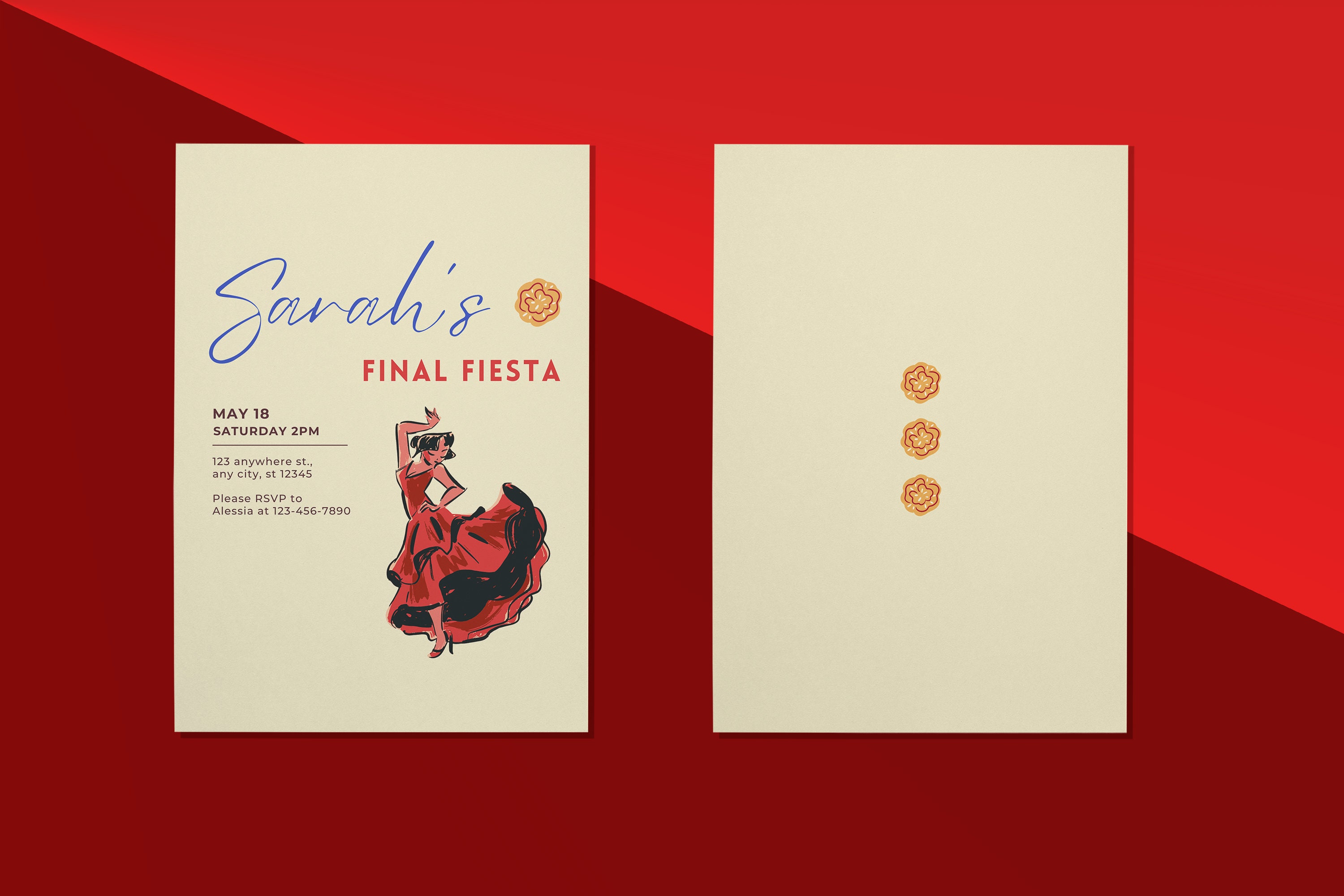 Final Fiesta | Bridal Shower | Hen's Party Invitation | Digital ...