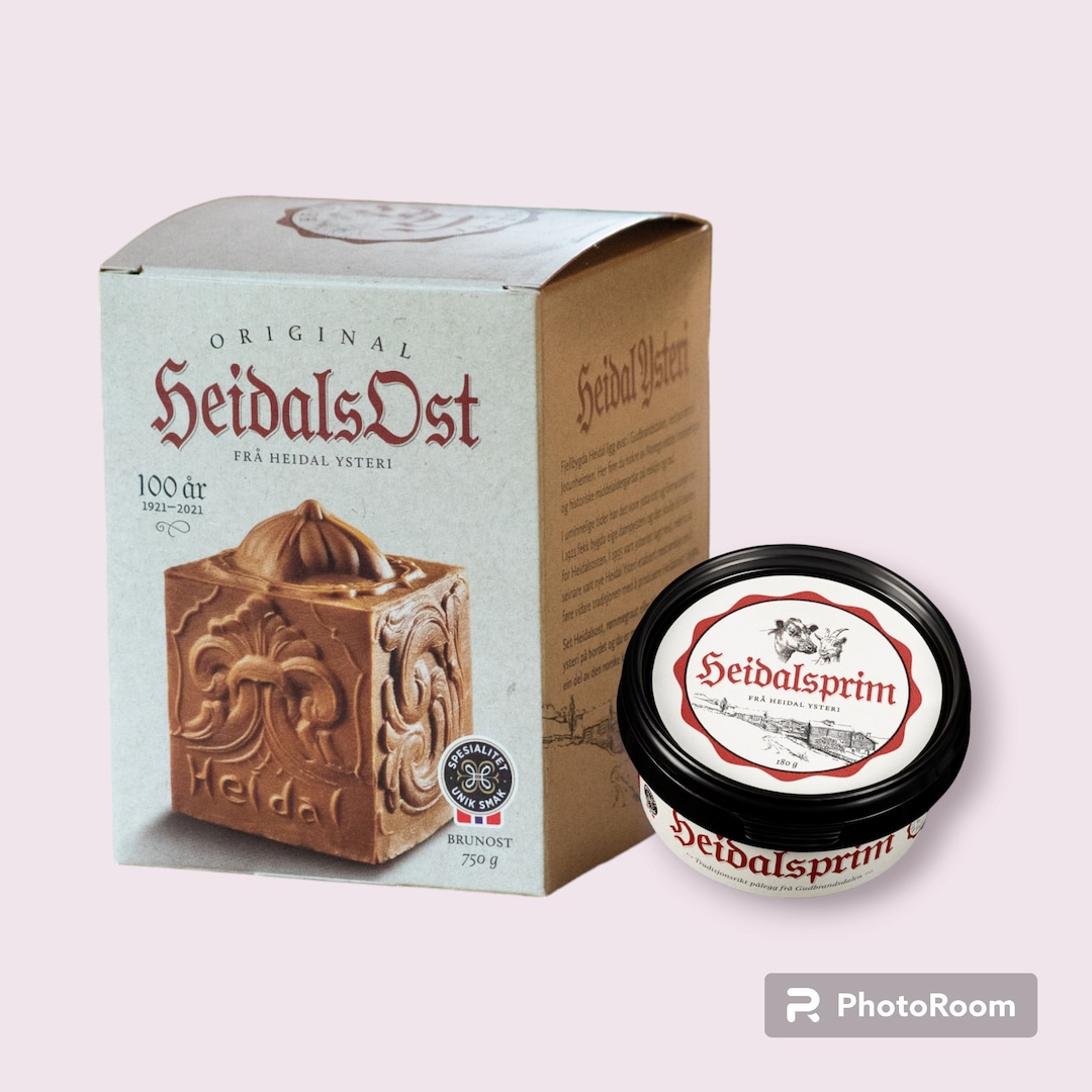 Quality Norwegian Brown Cheese and Prim From Heidal, Heidalsost. Choose ...
