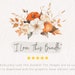 Watercolor Autumn Flower Clipart, Fall Flowers PNG, Autumn Bouquet ...