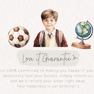 Watercolor Teacher Clipart Bundle, Cute School Clip Art Set, Education ...