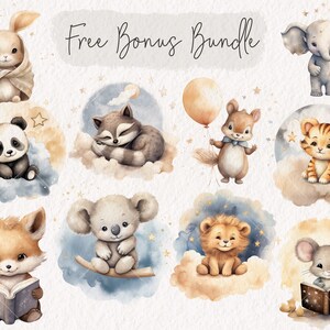Watercolor Farm Clipart Bundle, Cute Farm Animals PNG, Farm PNG, Farm ...
