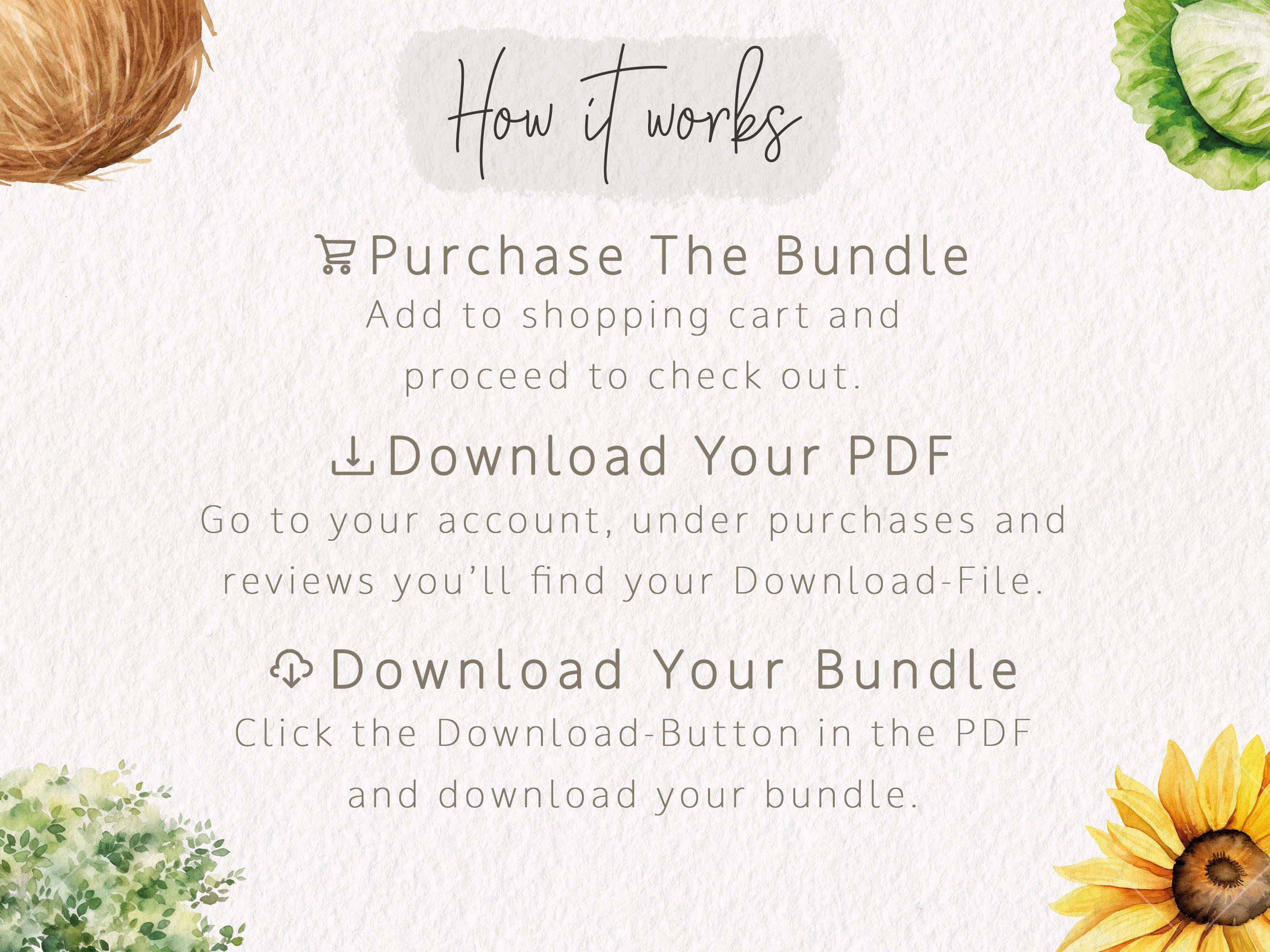 Watercolor Farm Clipart Bundle, Cute Farm Animals PNG, Farm PNG, Farm ...