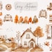 Watercolor Autumn Clipart Bundle, Cozy Autumn PNG, Fall Clip Art ...