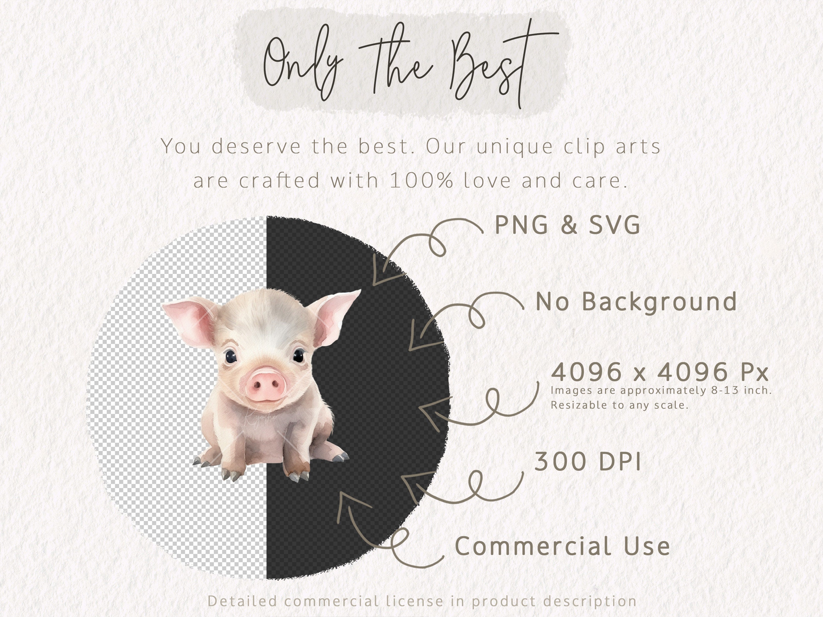 Watercolor Farm Clipart Bundle, Cute Farm Animals PNG, Farm PNG, Farm ...