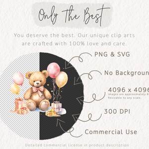 Pink Birthday Clipart Bundle, Watercolor Birthday Party Clip Art, Happy ...