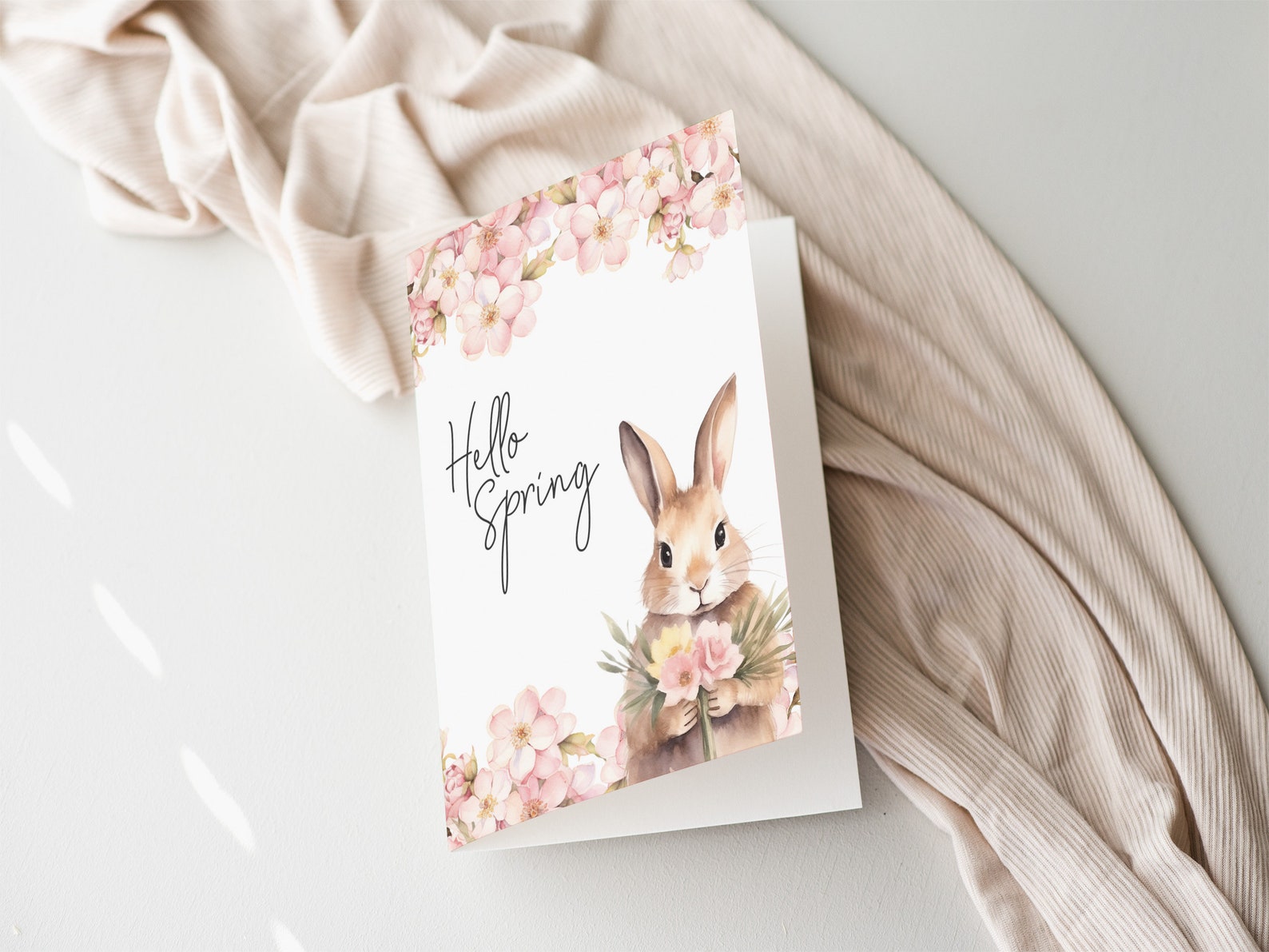 Pink Spring Clipart Bundle, Watercolor Spring Clip Art Set, Spring PNG ...