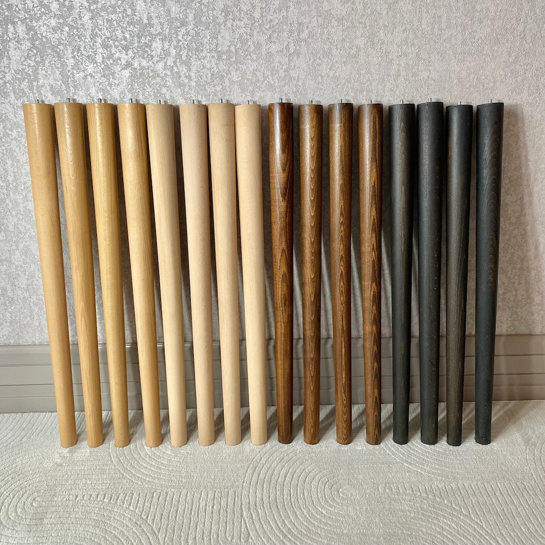 Tapered Table Legs, Tapered Wood Leg, Tapered Wooden Legs, Desk Legs ...