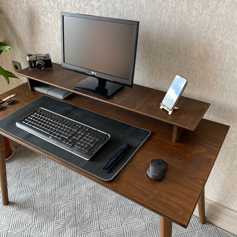 Custom Desk Shelf, Monitor Riser, Desk Stand, Monitor Stand, Monitor ...