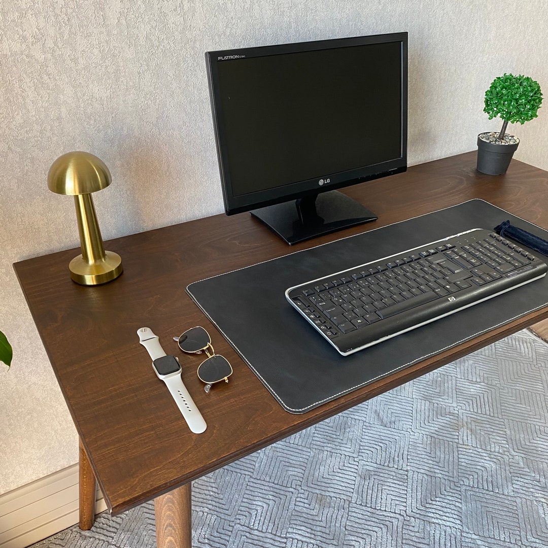 Wooden Table, Handcrafted Desk, Birch Playwood Desk, Office Desk, Study ...