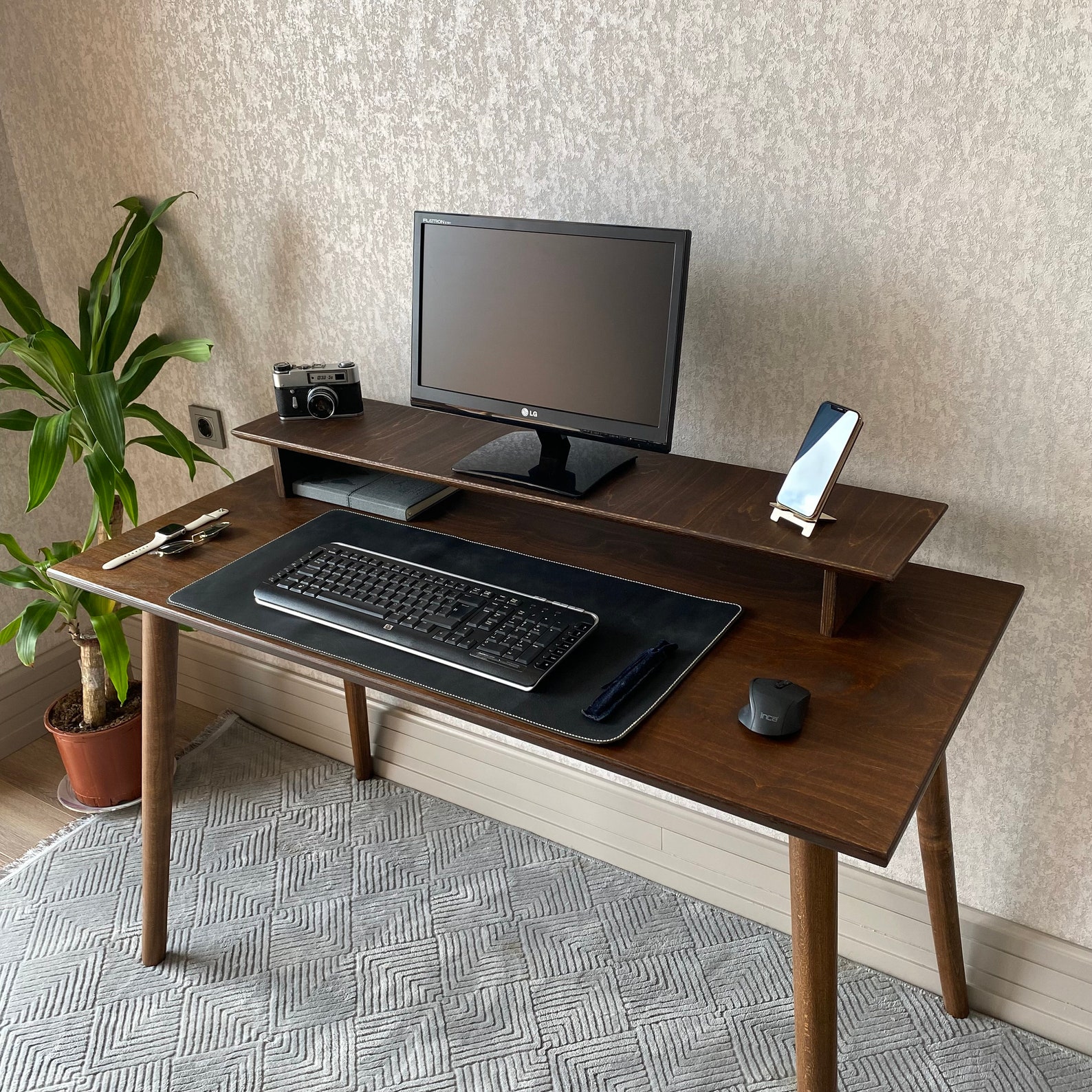 Custom Desk Shelf, Monitor Riser, Desk Stand, Monitor Stand, Monitor ...